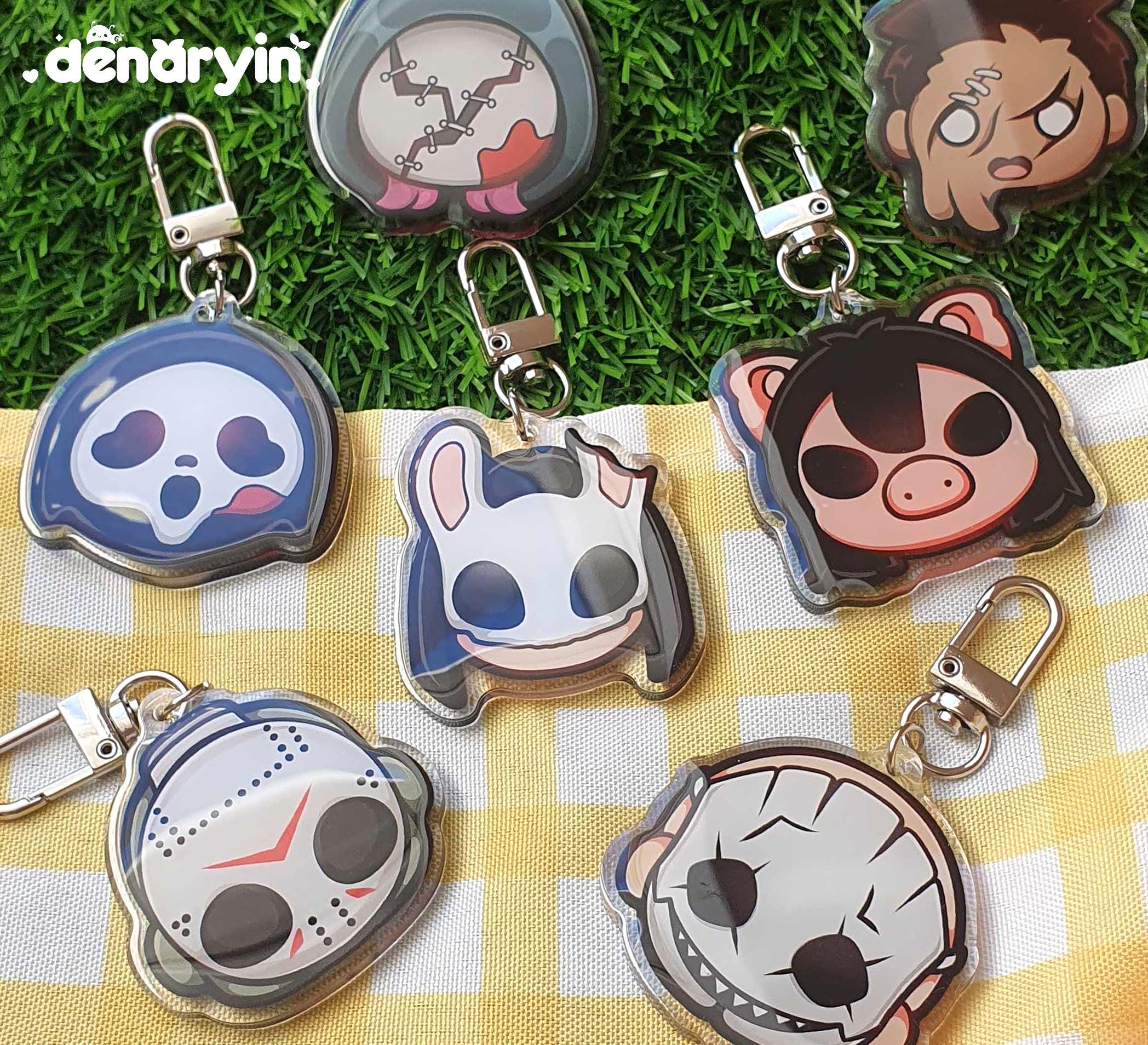 Chibi Killers Acrylic Keychain: Dead by Daylight Gamer Charm - Etsy