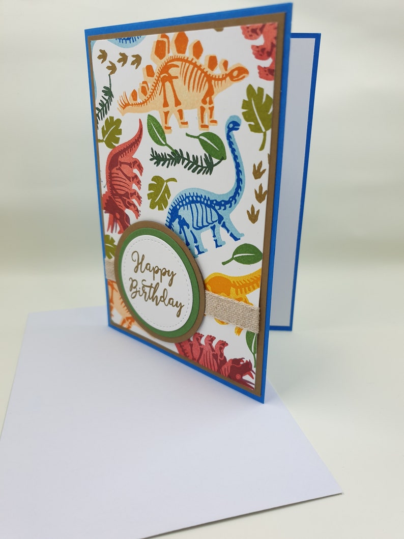 Dinosaur Birthday Card - Etsy