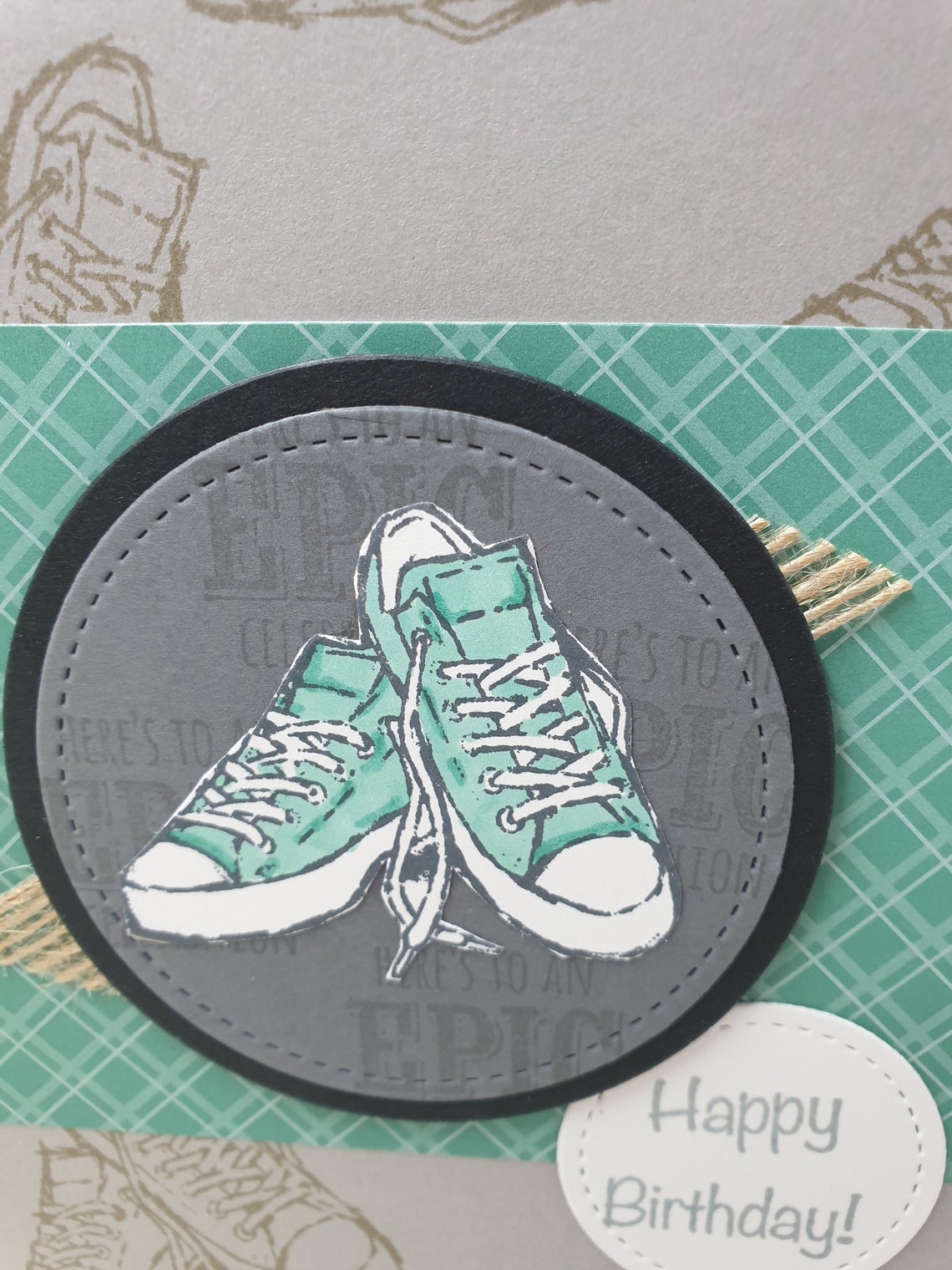 Sneakers Birthday Card - Etsy
