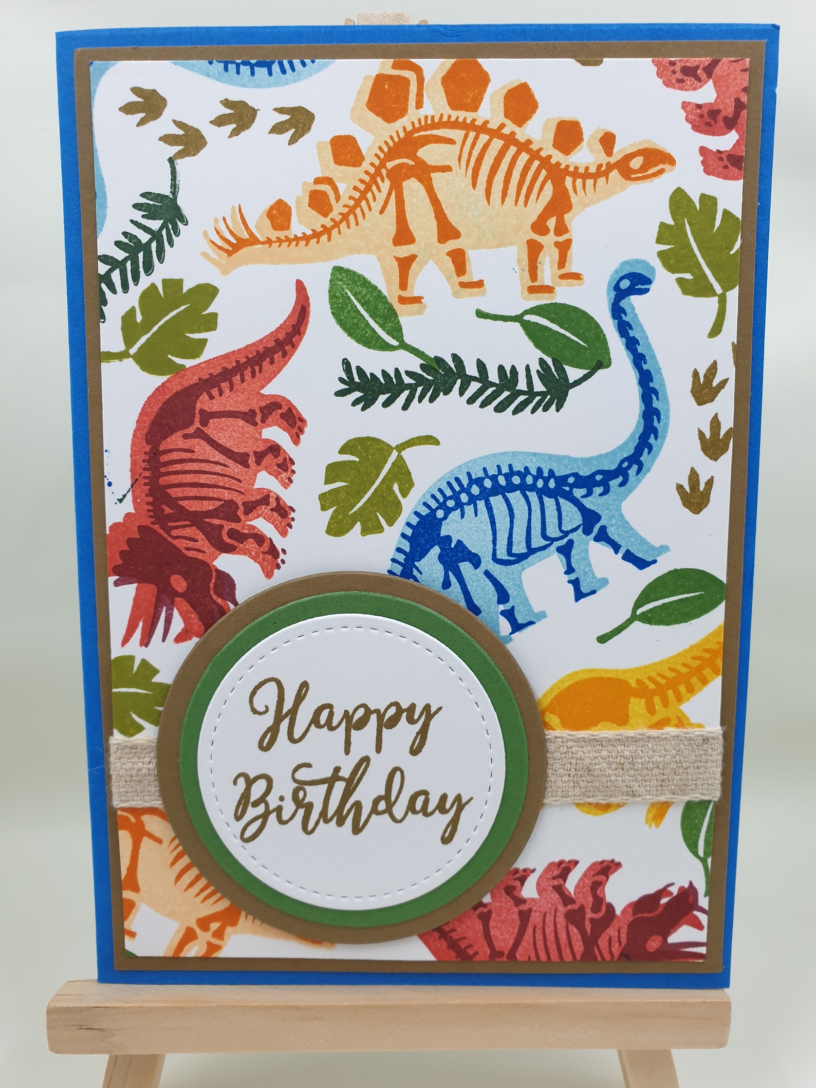 Dinosaur Birthday Card - Etsy