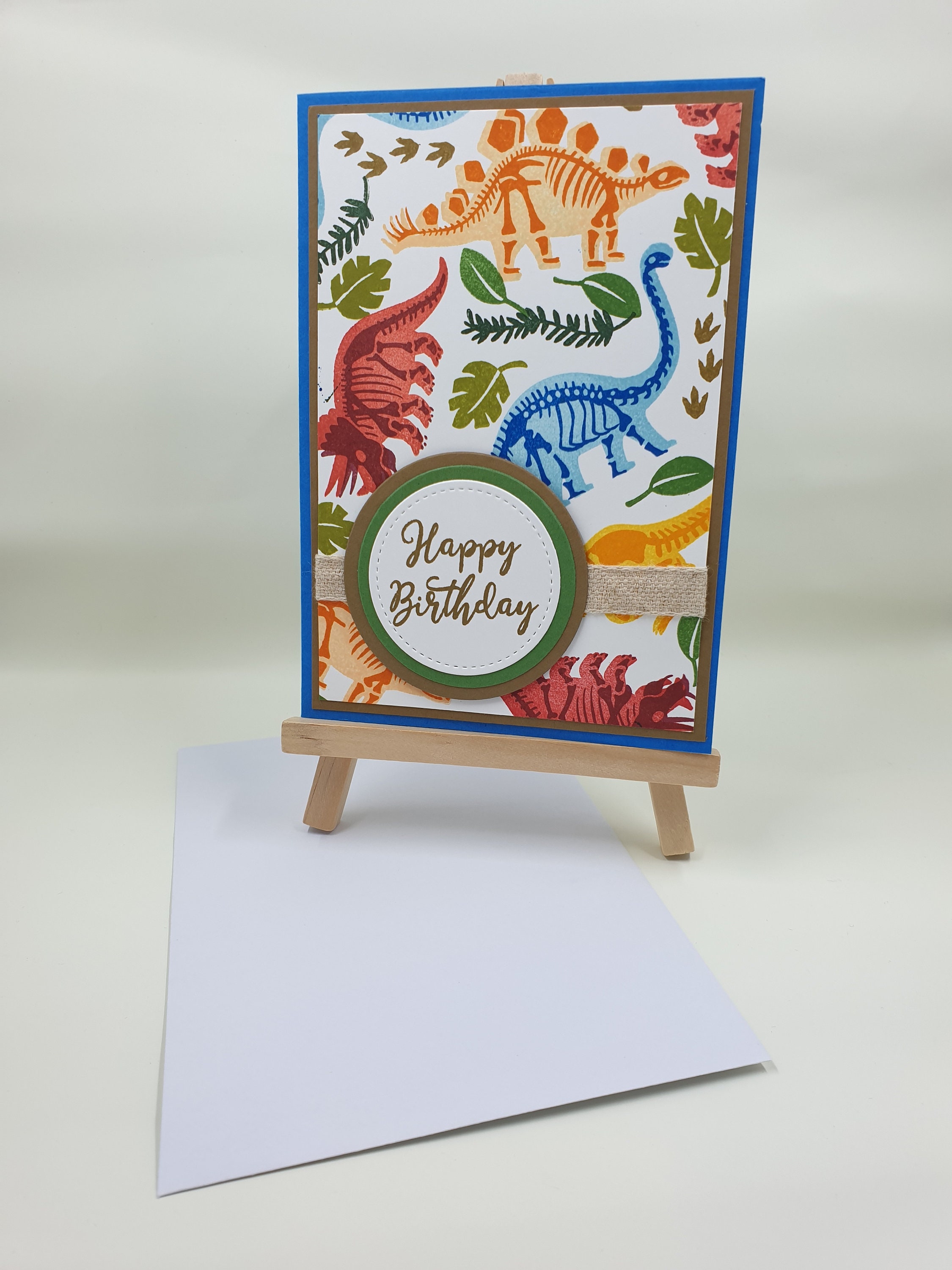 Dinosaur Birthday Card - Etsy