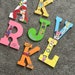 Hand Painted Letters/custom Wood Letters/childrens Gifts/wood Letters ...