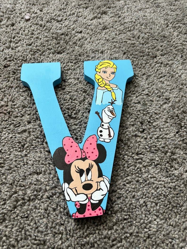 Hand Painted Letters/custom Wood Letters/childrens Gifts/wood Letters ...