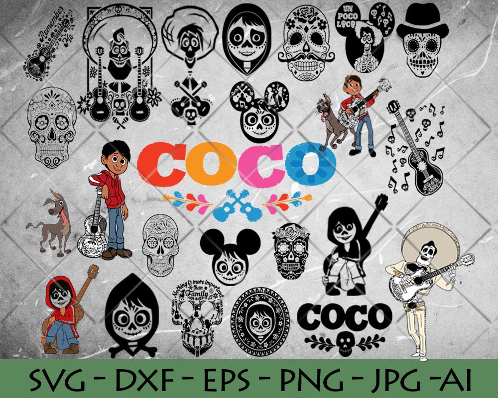 Coco SVG Bundle Coco Svg File Coco Clip Art Coco Movie Svg | Etsy