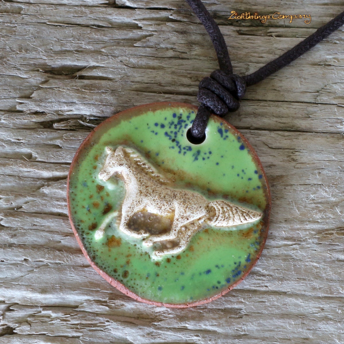 Power Animal Amulet Ceramic Jewelry Pendant Necklace Made - Etsy