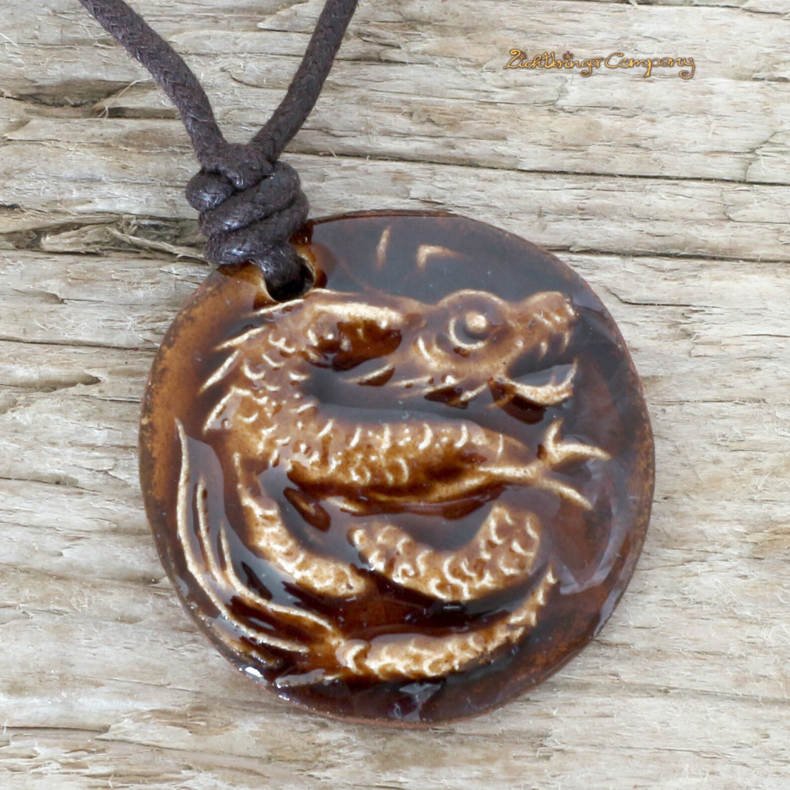 Power Animal Amulet Ceramic Jewelry Pendant Clay Necklace: - Etsy