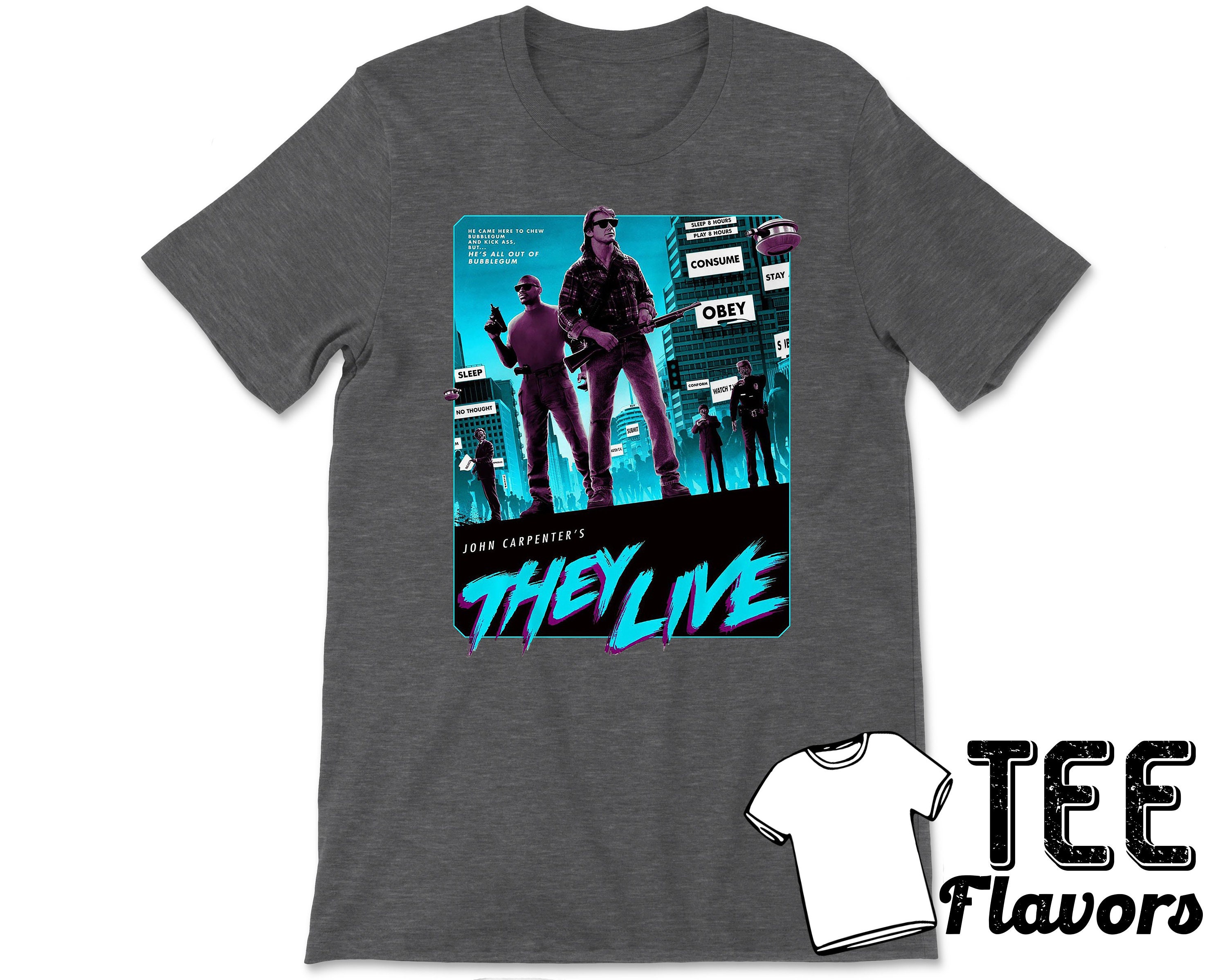 They Live John Carpenters Classic Horror Tee / T-Shirt | Etsy