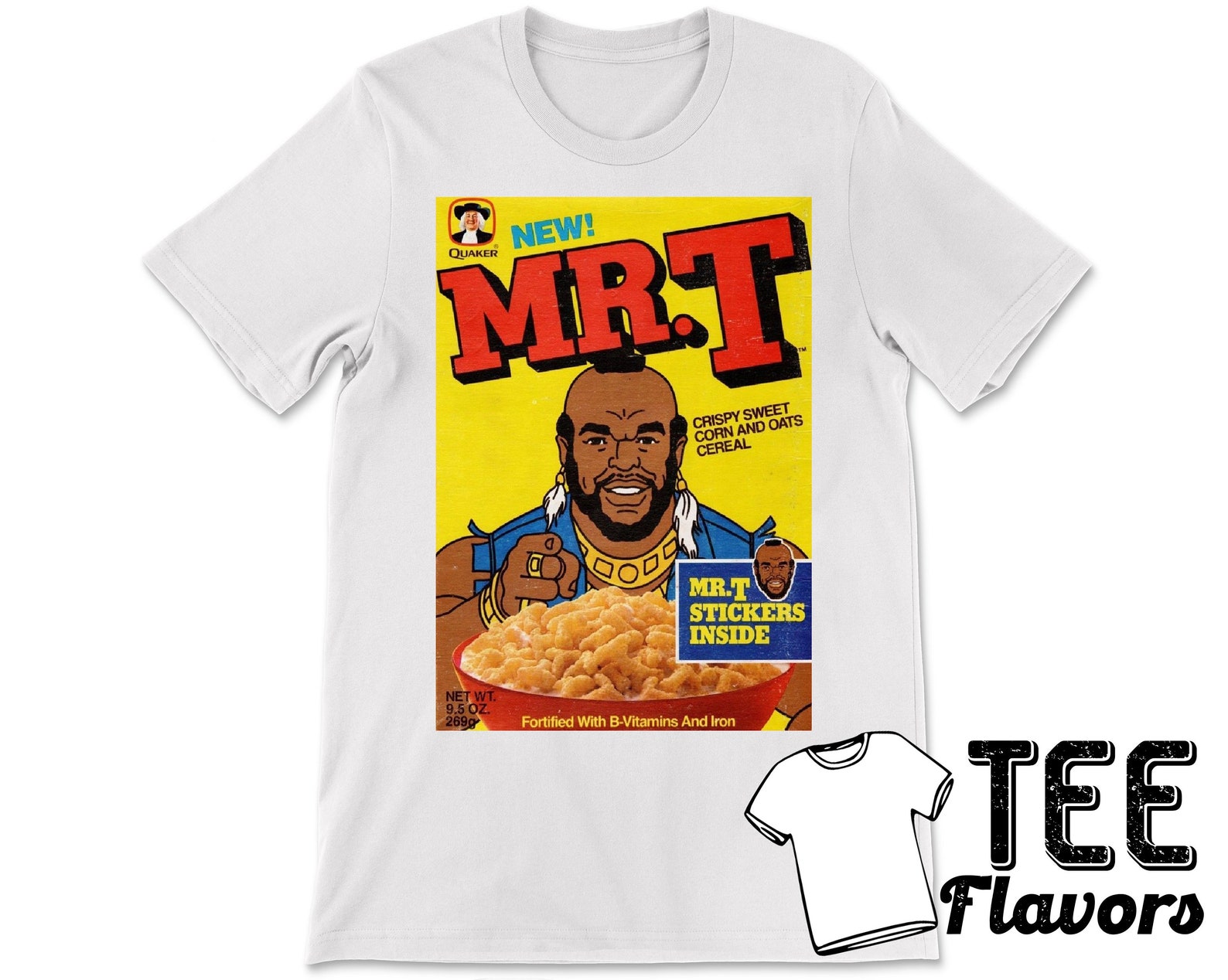 Mr. T Cereal 1984 Quaker Oats Tee / T-shirt - Etsy