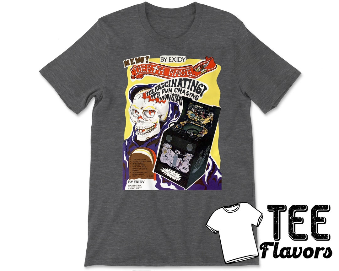 Death Race by Exidy Arcade Video Game Tee / T-shirt - Etsy