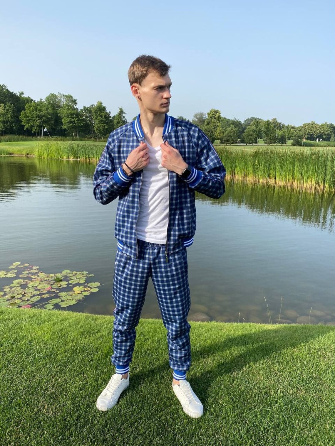 Tracksuit gentlemen /Gentlemen Tartan/2XL3XL4XL/Mens | Etsy