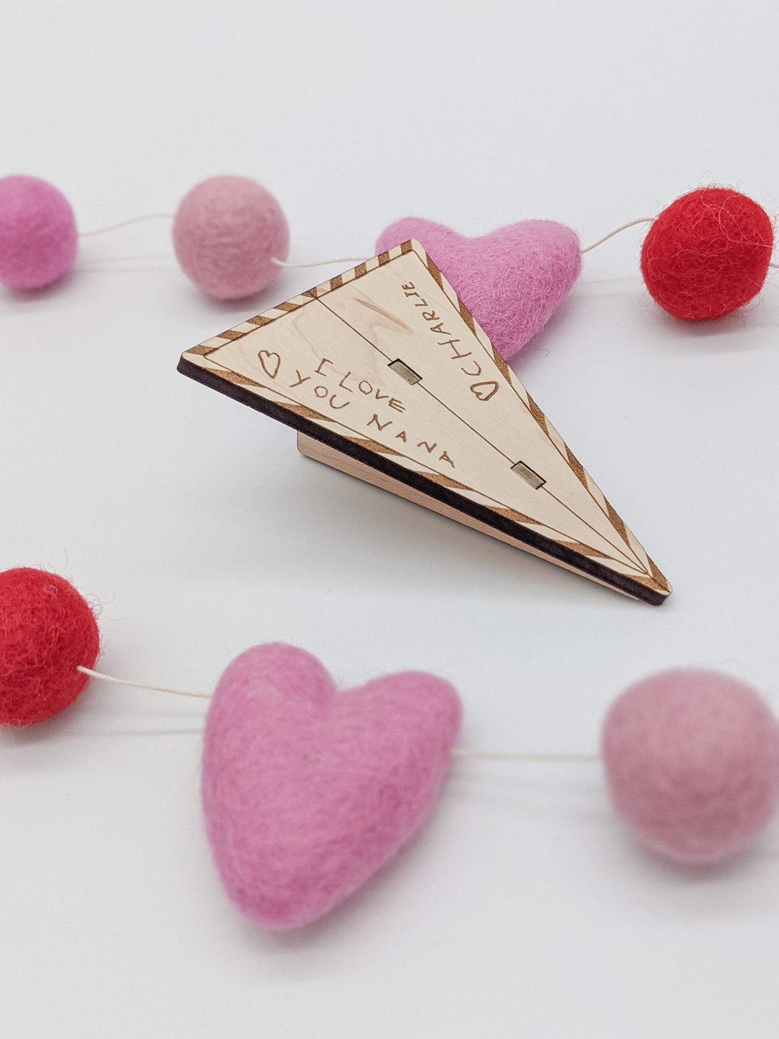 Paper Airplane Valentine - Love Letter, Custom Keepsake, Kid's ...