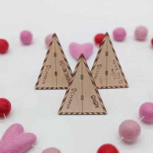 Paper Airplane Valentine Love Letter Custom Keepsake | Etsy