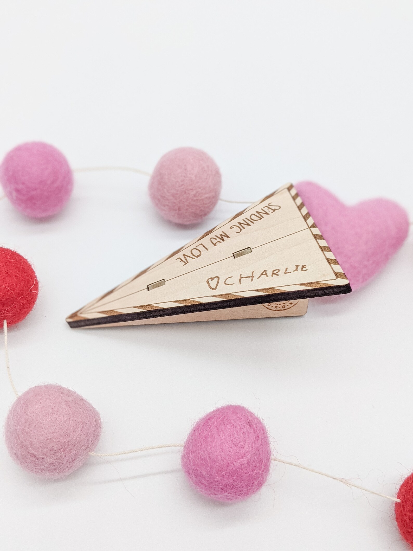 Paper Airplane Valentine - Love Letter, Custom Keepsake, Kid's ...