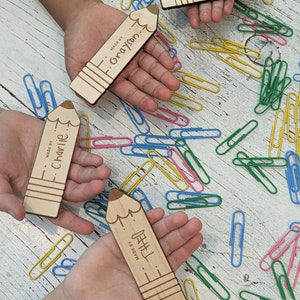 Your Child's Handwriting Name Pencil Magnet - Keepsake, Kid ...