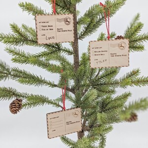 Child's Christmas Wish List Ornament Santa, Family Keepsake, Kid's ...