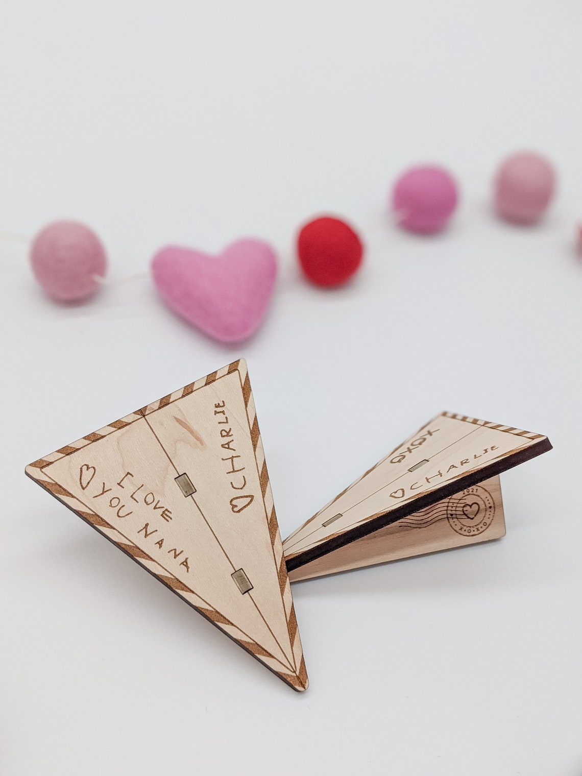 Paper Airplane Valentine - Love Letter, Custom Keepsake, Kid's ...