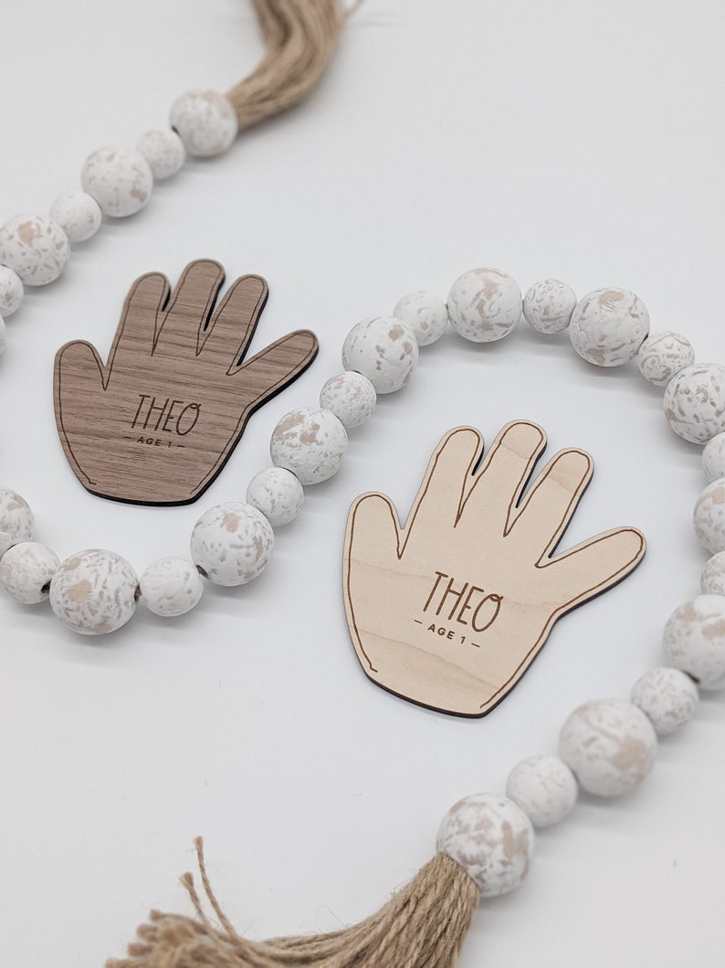 Your Child's Handprint Magnet - Keepsake, Kid's Handwriting, Hand ...
