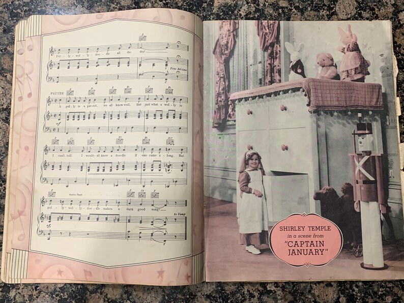 Rare Shirley Temple Song Album No 2 Vintage 1936 Songbook Etsy