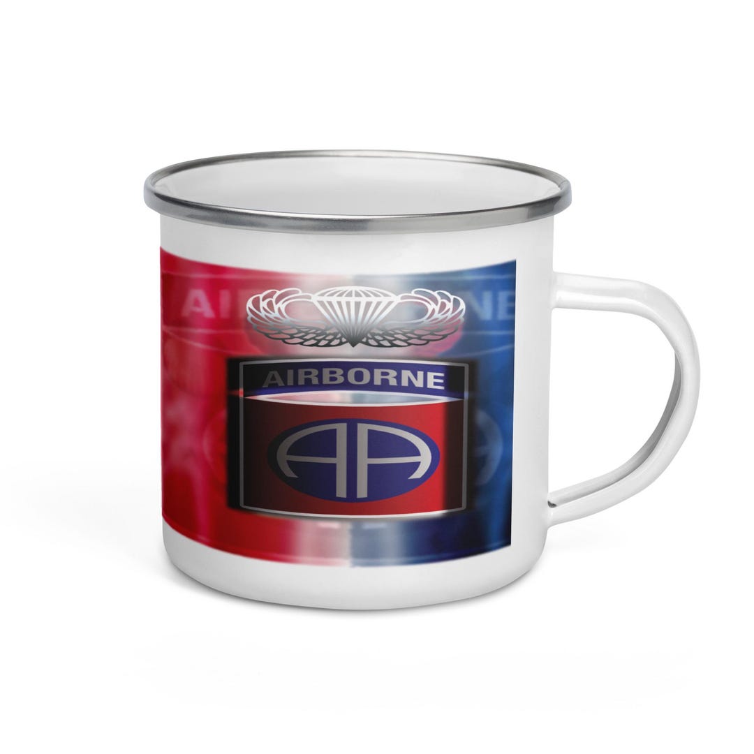 82nd Airborne Enamel Mug - Etsy