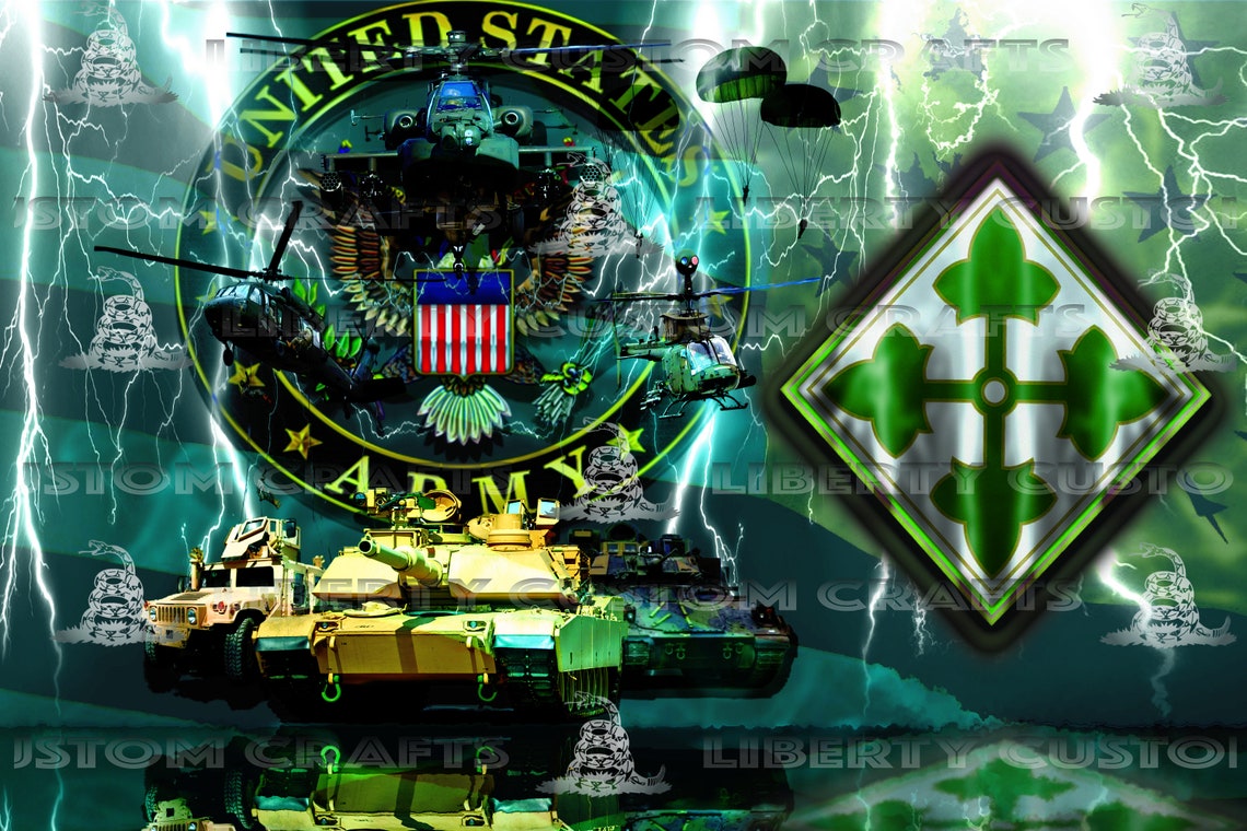 4TH Infantry Division Tumbler Graphic - Etsy
