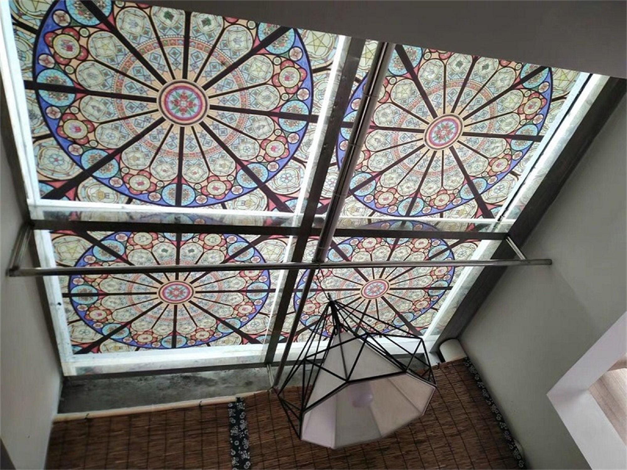 Custom Size Rose Stained Glass Window Films Frosted Privacy - Etsy UK