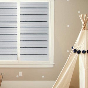 Privacy Window Film Frosted Window Cling Wide Strips Covering Non ...