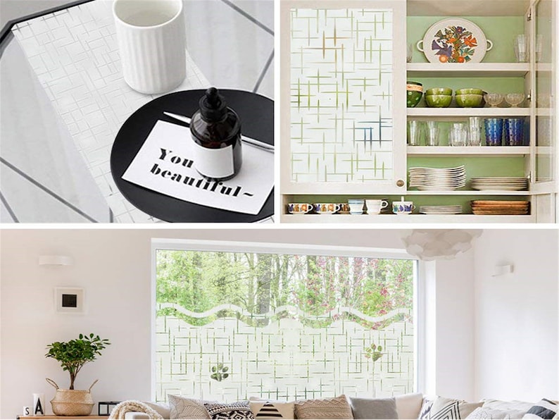 3D Decorative Window Self-adhesive Privacy Film Anti-uv | Etsy