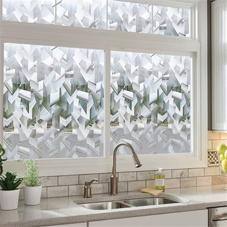3D Crystal Privacy Window Film Refraction Glass Film Static - Etsy