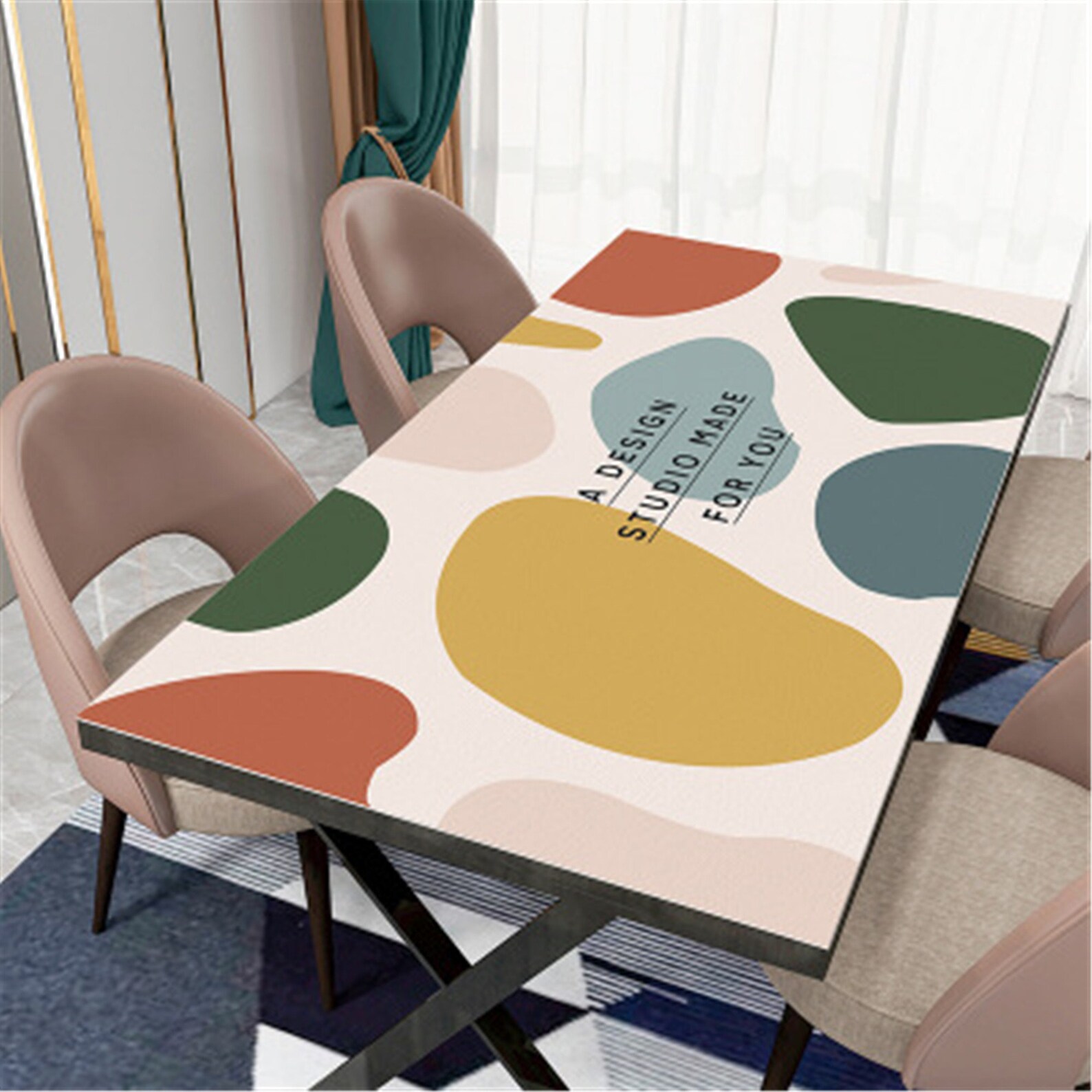 Nordic Leather Tablecloth Waterproof Oil-proof Heat-resistant - Etsy