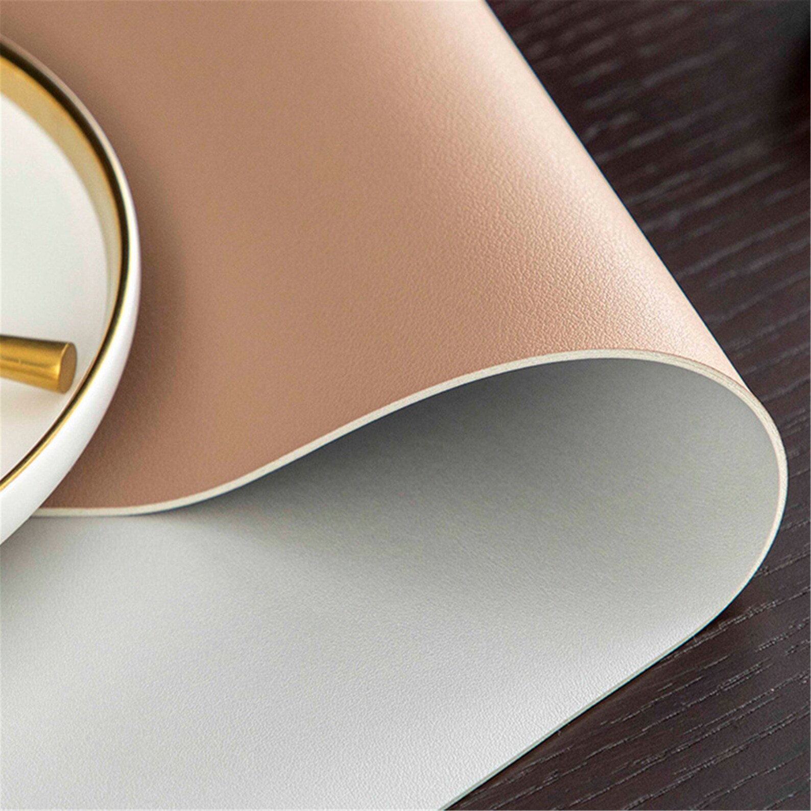 Leather Tablecloth Waterproof Oil-proof Custom Made Nordic | Etsy