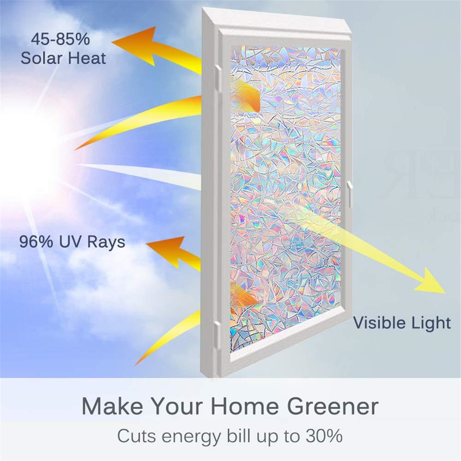 Window Privacy Film Static Window Clings Vinyl 3D Window - Etsy