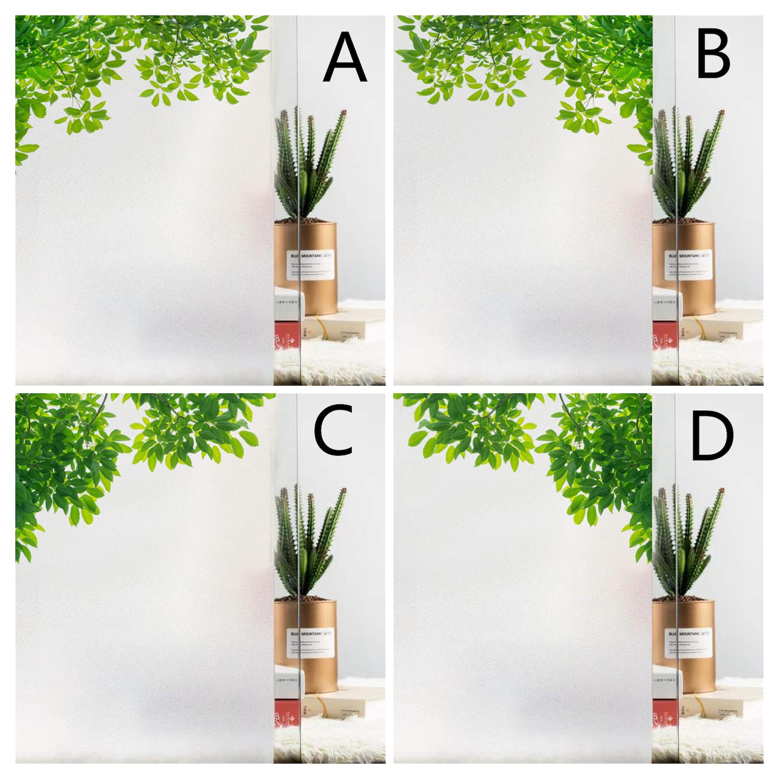 Stained Glass Vinyl Window Stickers Luxury Frosted Surface - Etsy Australia