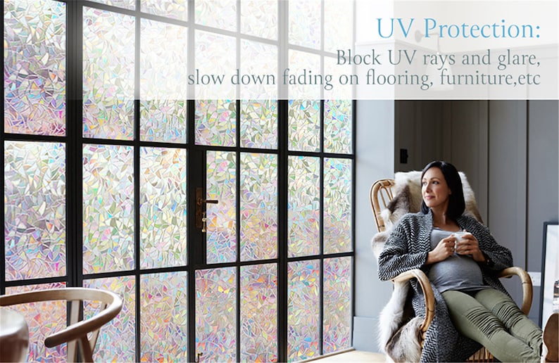 Window Privacy Film Static Window Clings Vinyl 3D Window - Etsy