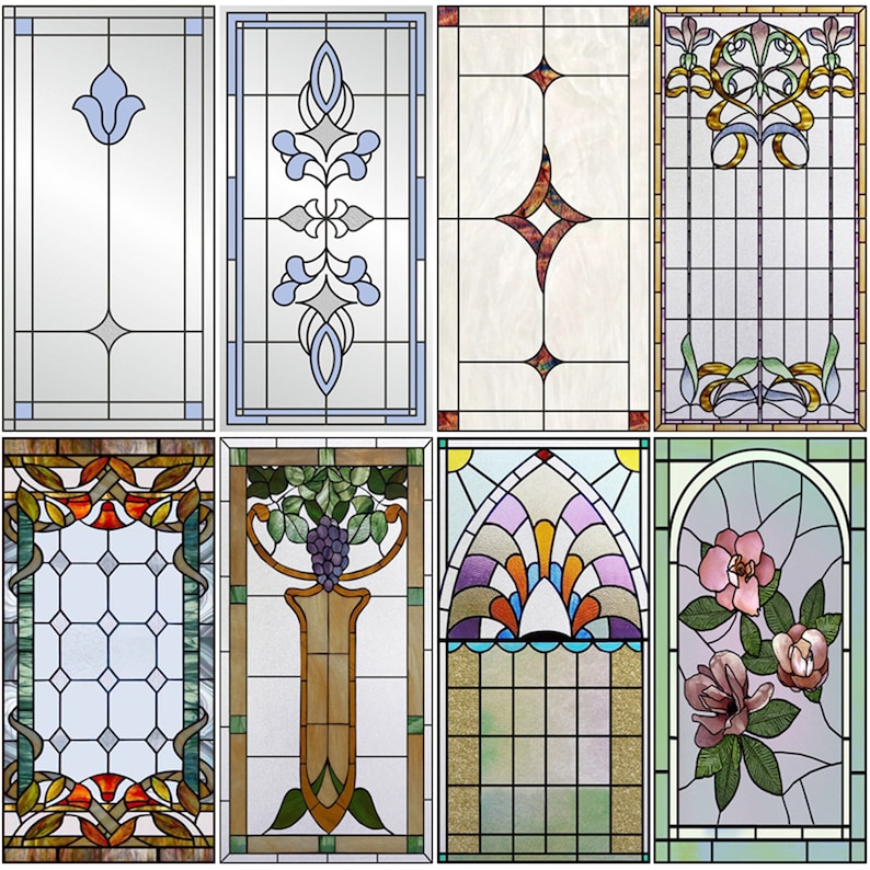 Window Film Frosted Stained Glass Filmscustomized Privacy - Etsy