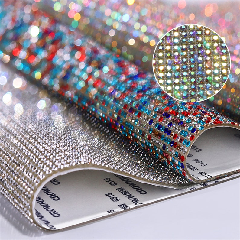 Self-adhesive Rhinestones Applique Sticker DIY Sticker - Etsy