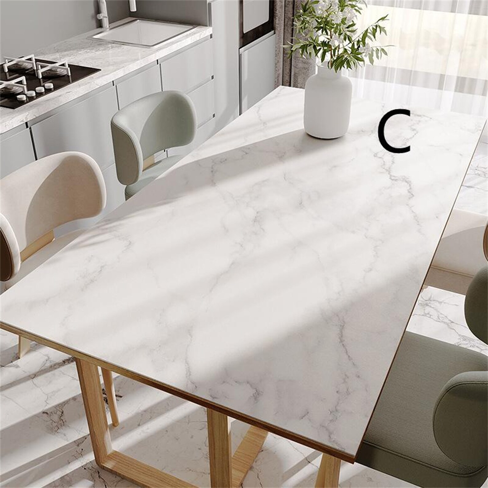 Marble Pattern Tablecloth Custom Square Rectangle Table Cover - Etsy