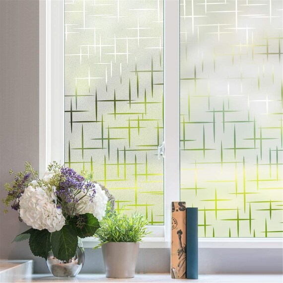 3D Decorative Window Self-adhesive Privacy Film Anti-uv | Etsy