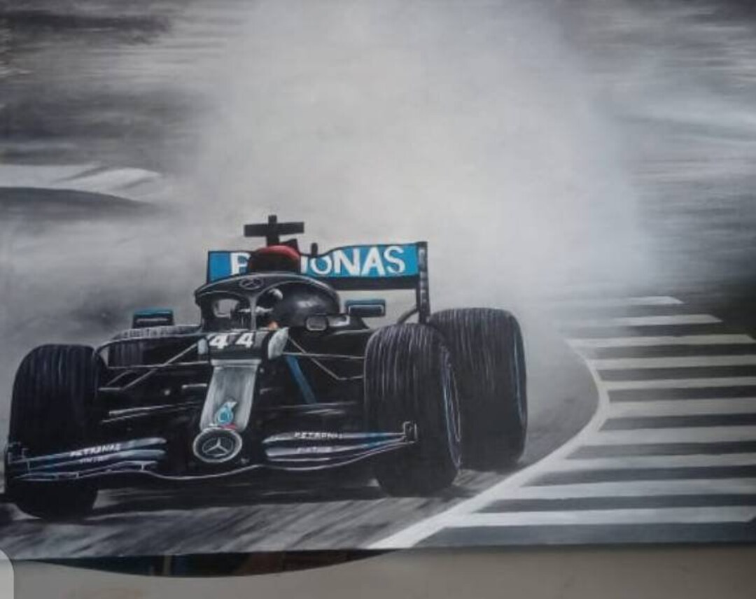 Motor Rally Race Car Oil Painting on a Canvas With Free Shipping - Etsy UK