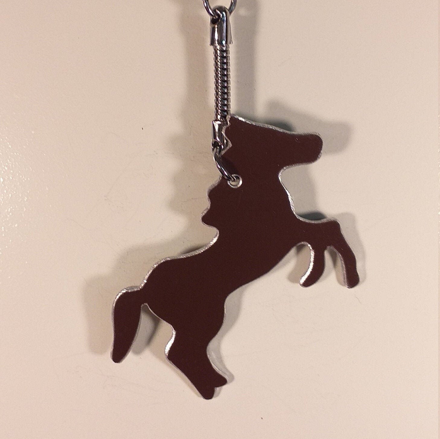 Recycled Aluminum Horse Key Ring Cut and Engraved by Hand - Etsy UK