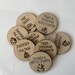 Christmas Advent Calendar Tokens - - Etsy
