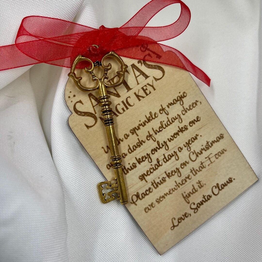 Santas Magic Key Personalise Christmas Decor Santa Key personalised ...