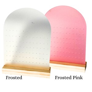 Earring Stand Personalised With 3d Lettering -arched Earring Stand for ...