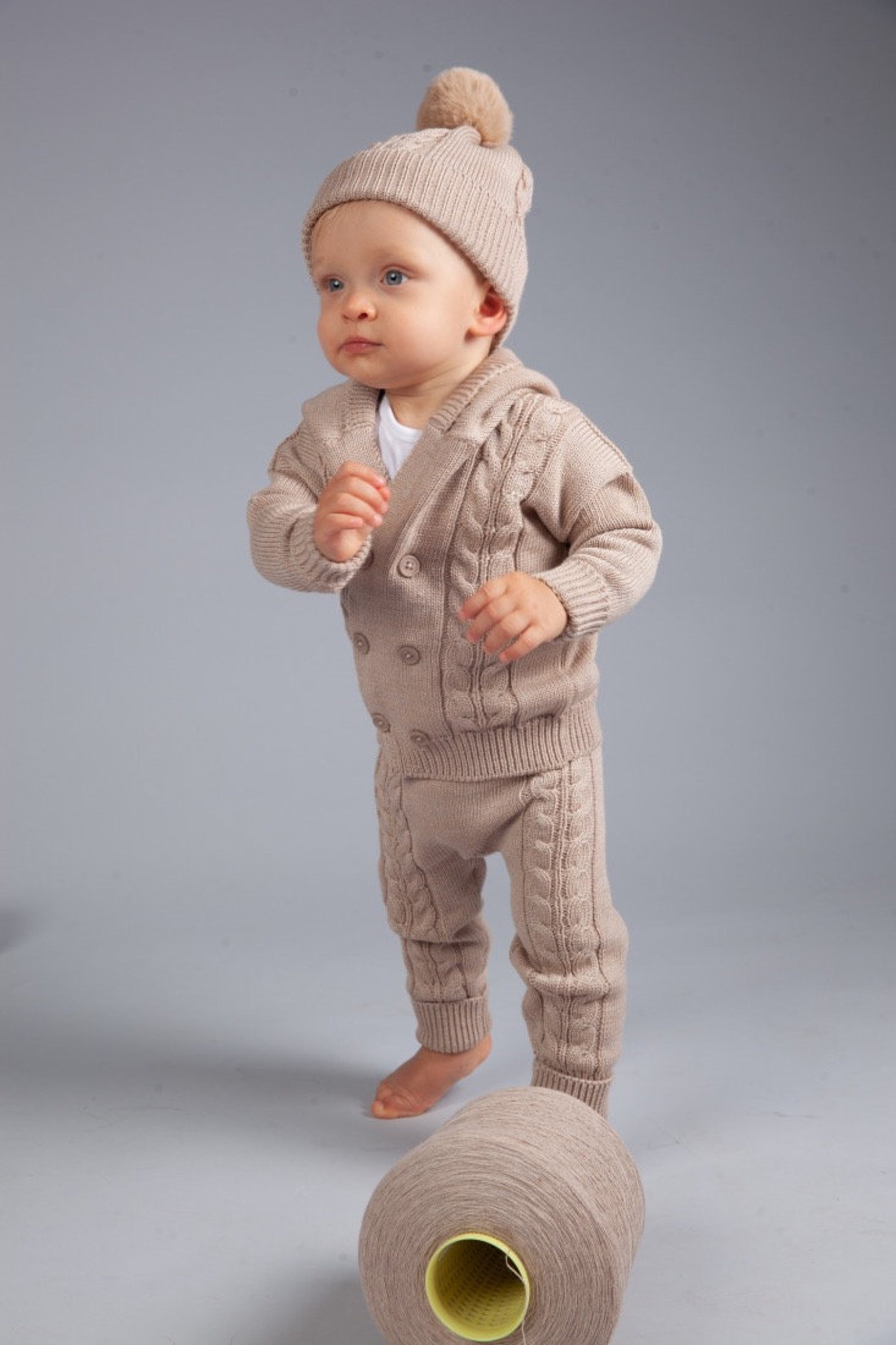 Sitter Baby Set Toddler Boy Baby Boy Baby Knitted Suit - Etsy