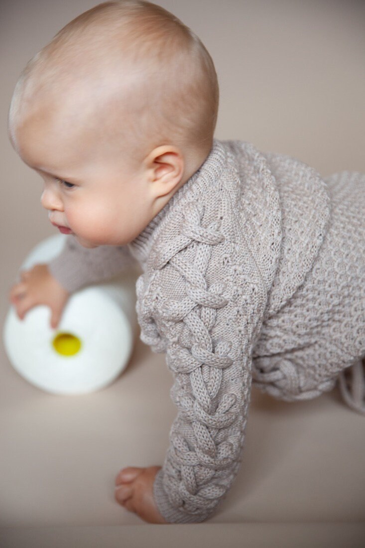 Knitted Baby Suit Wool Baby Set Sitter Baby Set Baby Boy - Etsy