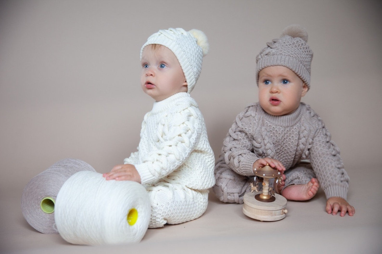 Knitted Baby Suit Wool Baby Set Sitter Baby Set Baby Boy Suit Toddler ...