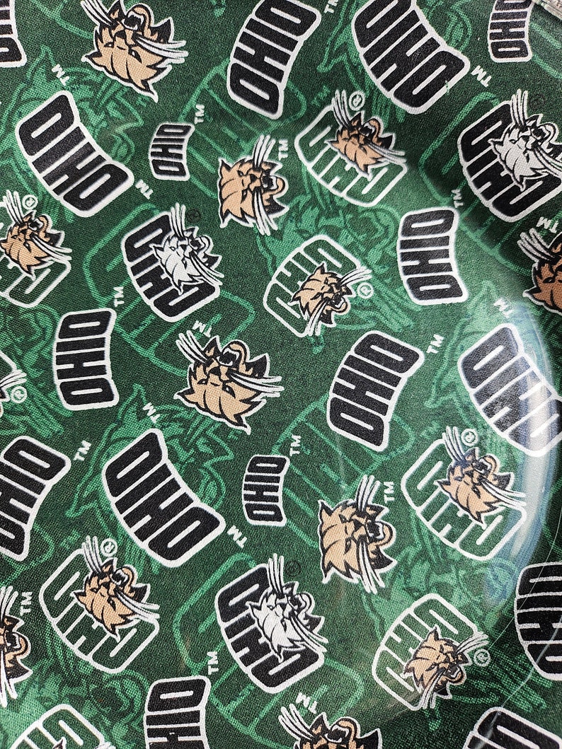 Ohio University Glass Serving Plate, OU Plate, Dinner Plate, Decorative ...