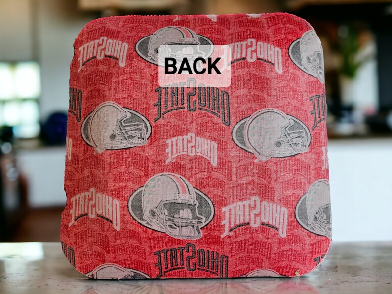 Ohio State University Square Glass Serving Dish, OSU Platter, Scarlet ...