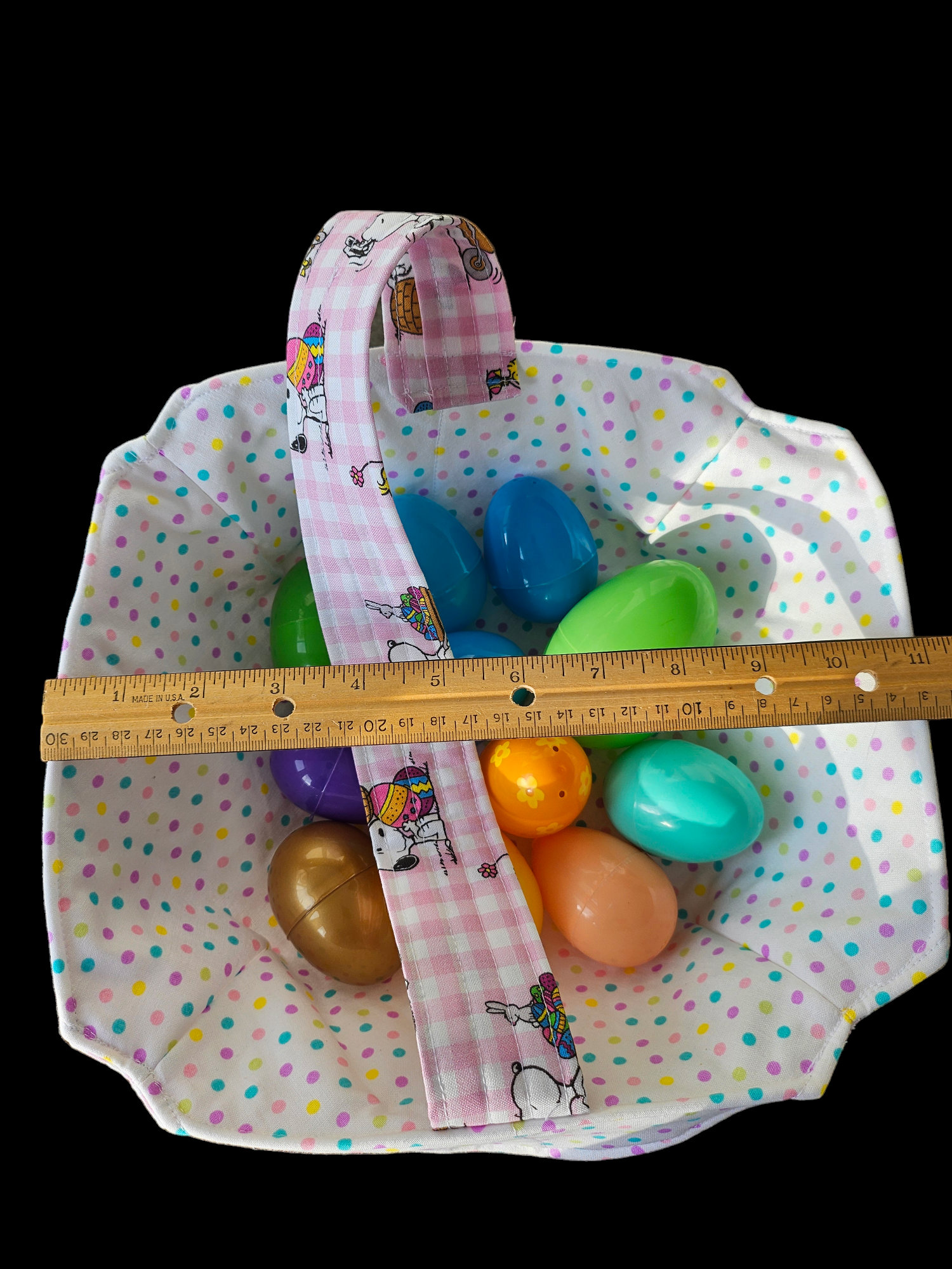 Snoopy and Woodstock Large Easter Basket, Peanuts Easter Basket, Pink ...