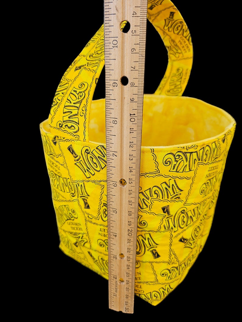 Yellow Wonka Storage Basket for Kids, Willie Wonka Basket, Storage ...