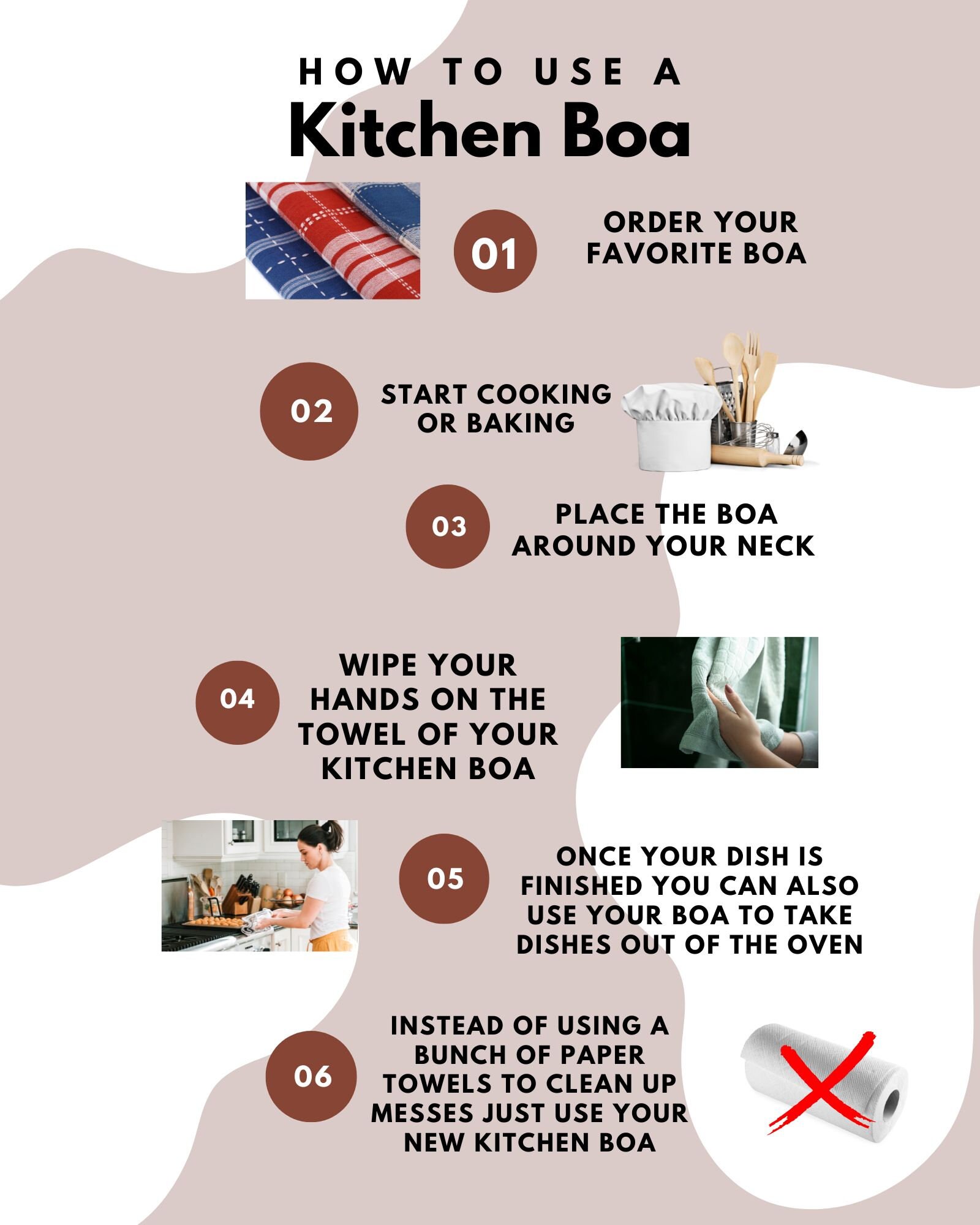 Kitchen Scarf, Kitchen Boas, Kitchen Towels, Food Themed Kitchen Scarf ...